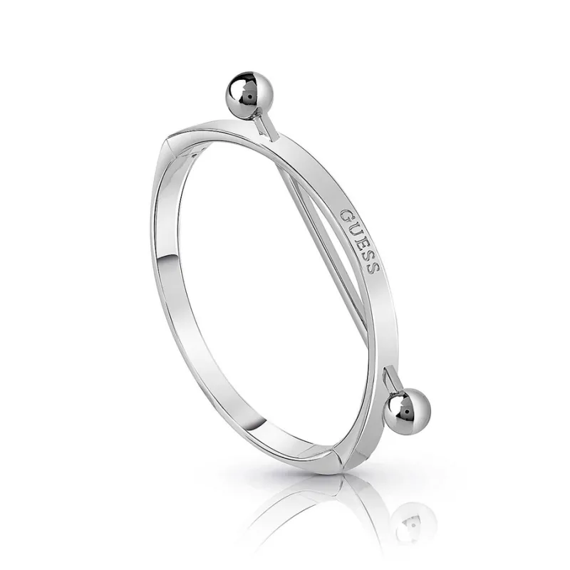 Product - Bracelet Guess Logo Bangle Silver - Bei by Beidoun
